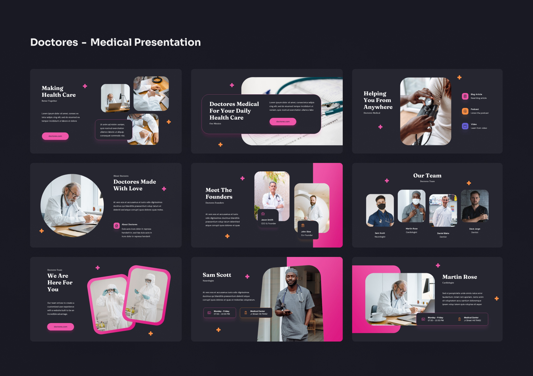Doctores - Medical Keynote Presentation, Presentation Templates ...