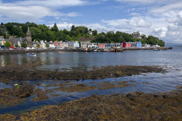 Tobarmory on the Isle of Mull - west coast of Scotland Stock Photo by ...