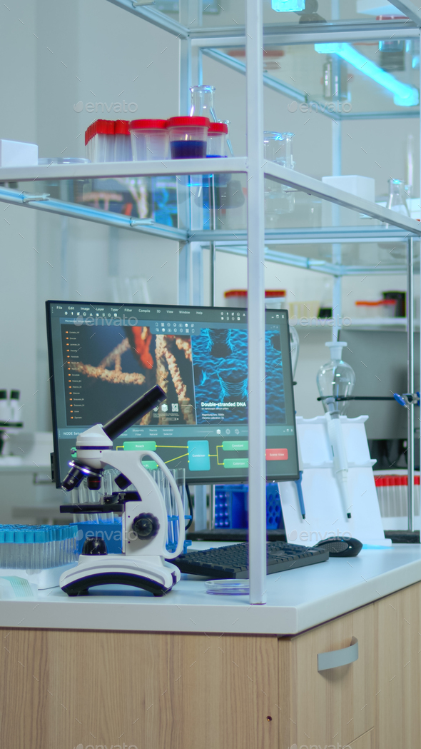 Empty laboratory modernly equipped Stock Photo by DC_Studio | PhotoDune