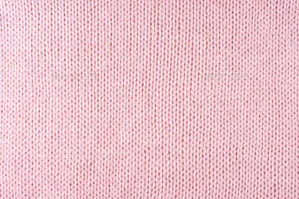 Bright Pink Knitwear Wool Fabric Texture Background. Abstract Textile ...