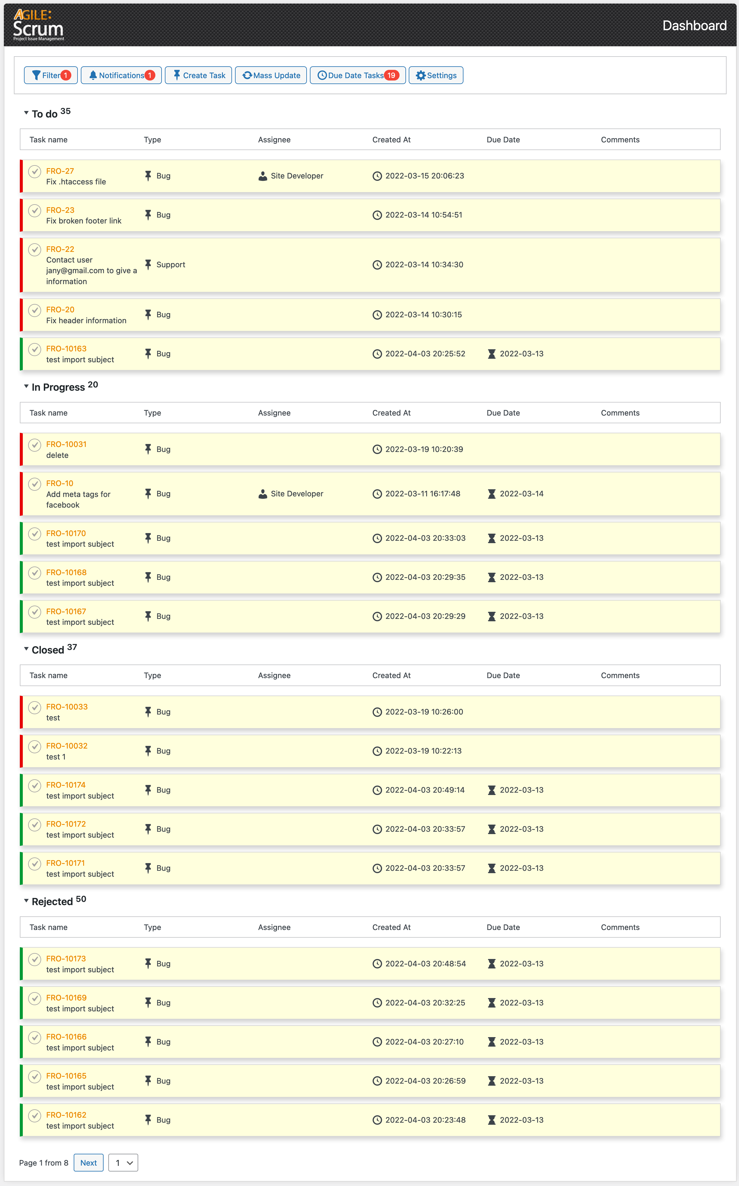 Agile Scrum - Project Issue Management by kirilkirkov | CodeCanyon