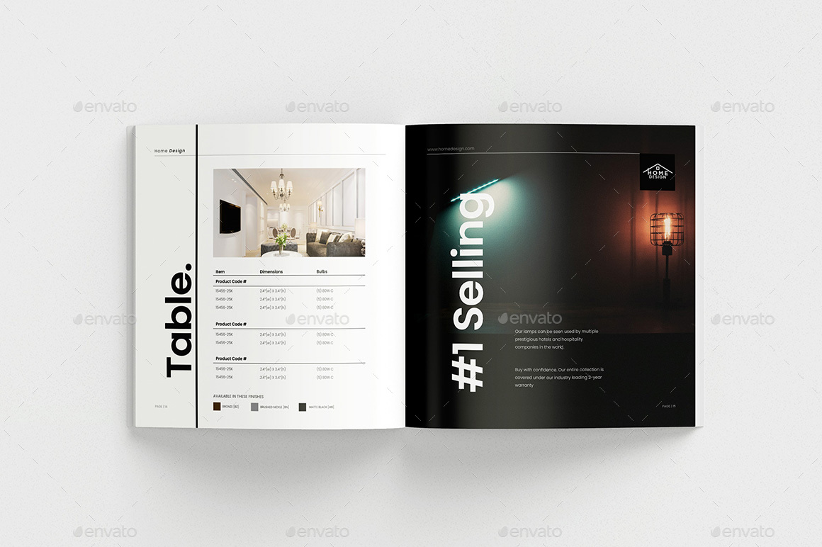 Square - Catalog Brochure Template, Print Templates | GraphicRiver