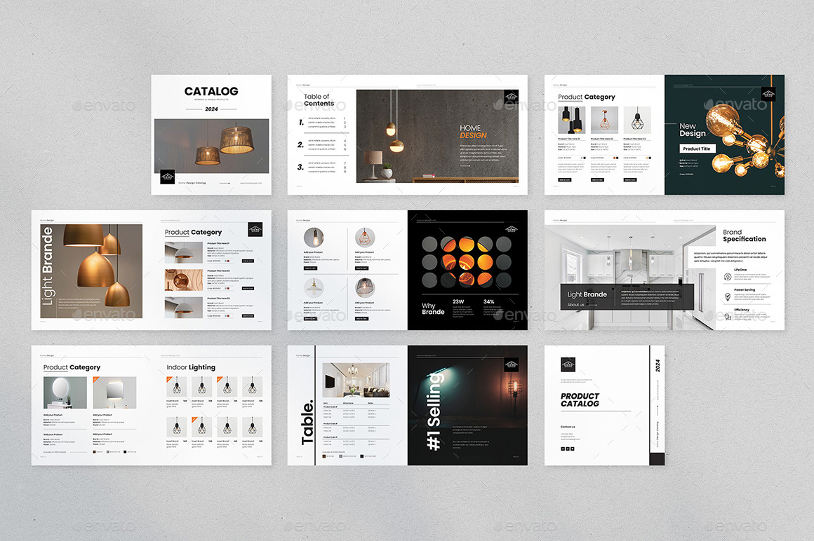 Square - Catalog Brochure Template, Print Templates | GraphicRiver