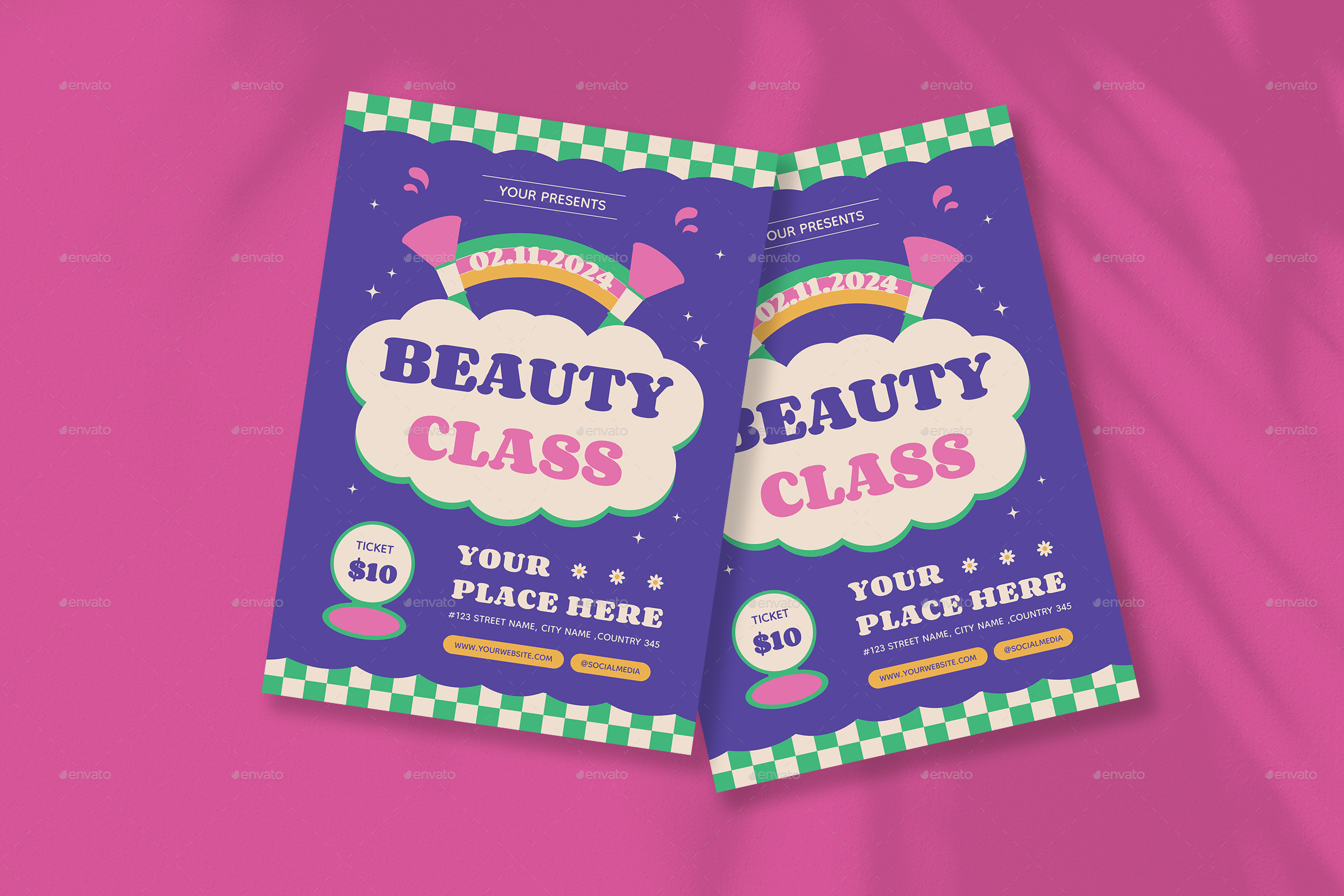 Beauty Class Flyer, Print Templates | GraphicRiver
