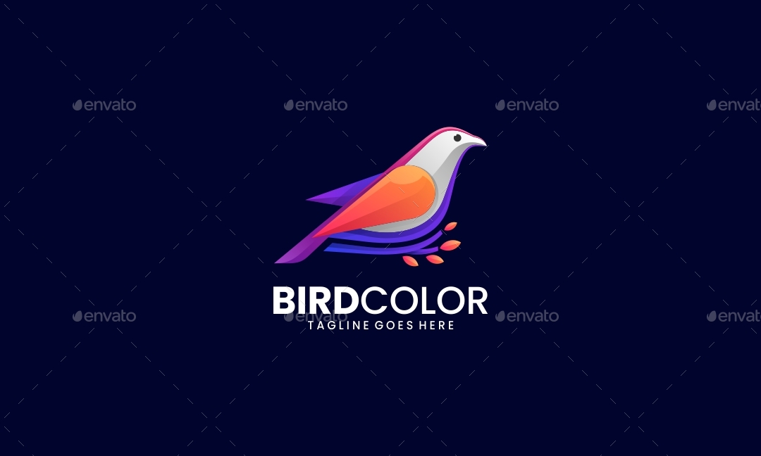 Bird Color Logo Template, Logo Templates | GraphicRiver