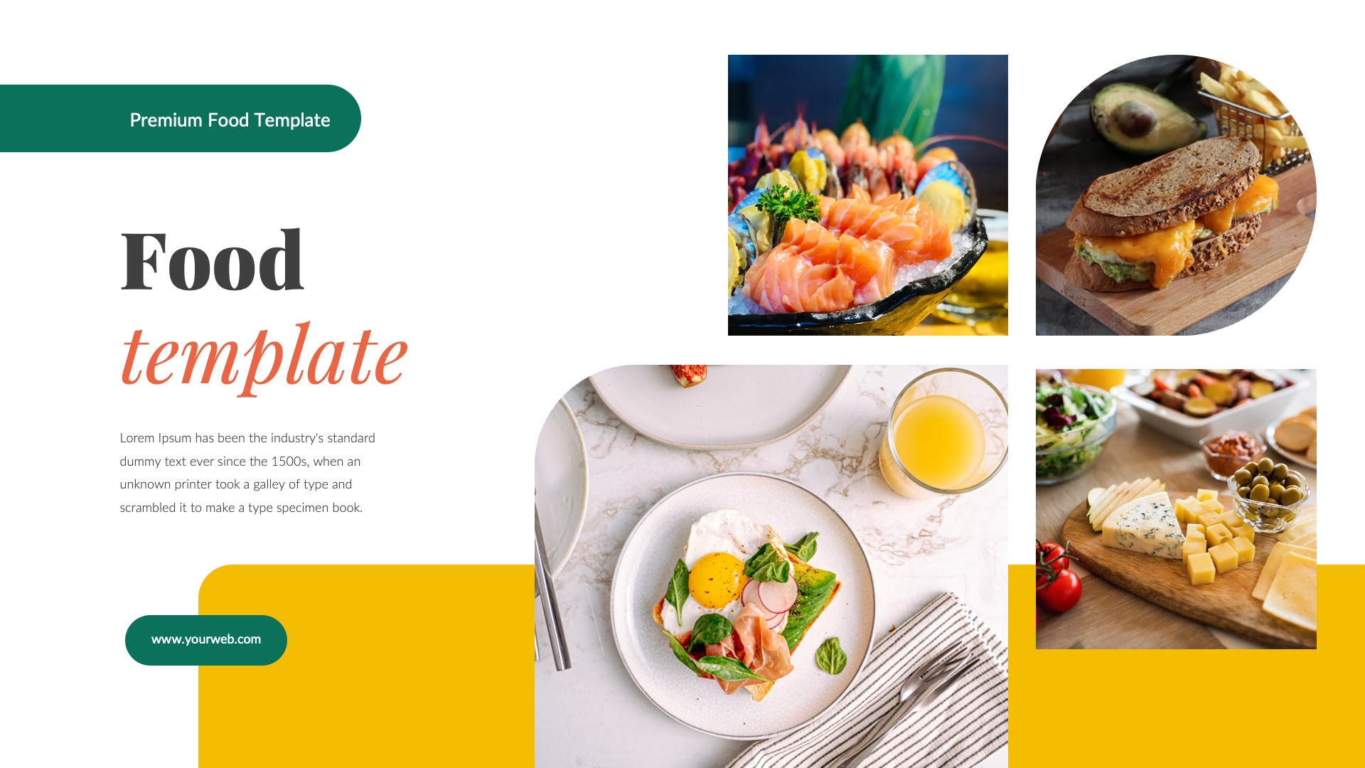 Food PowerPoint Template, Presentation Templates | GraphicRiver