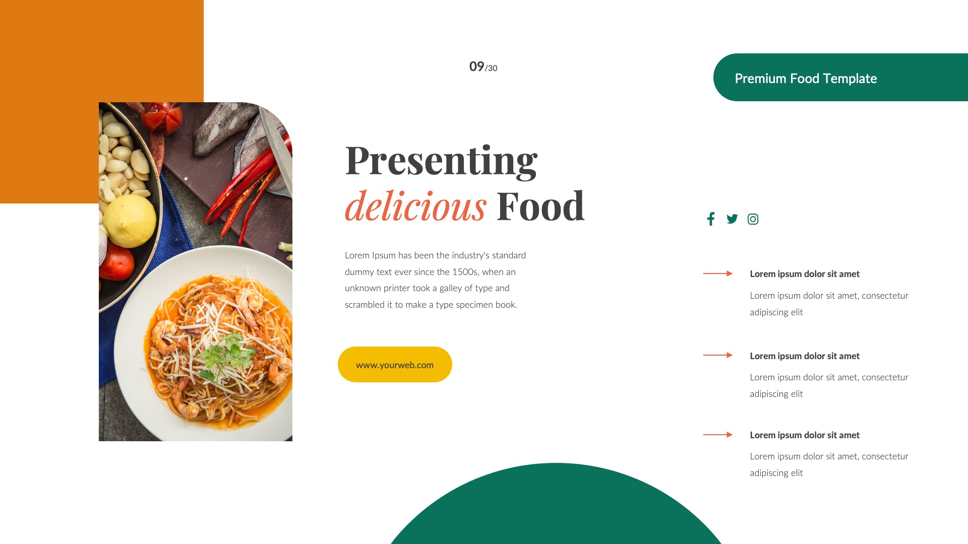 Food PowerPoint Template, Presentation Templates | GraphicRiver