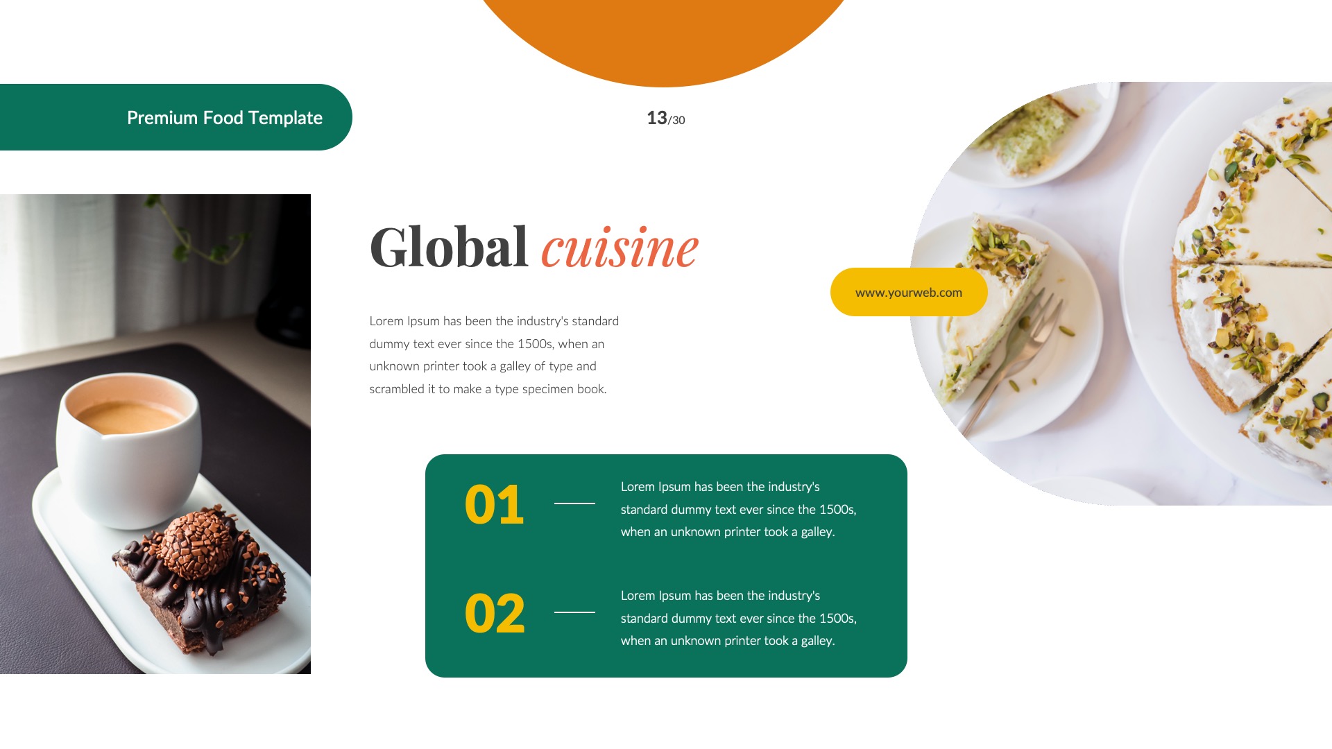 Food PowerPoint Template, Presentation Templates | GraphicRiver