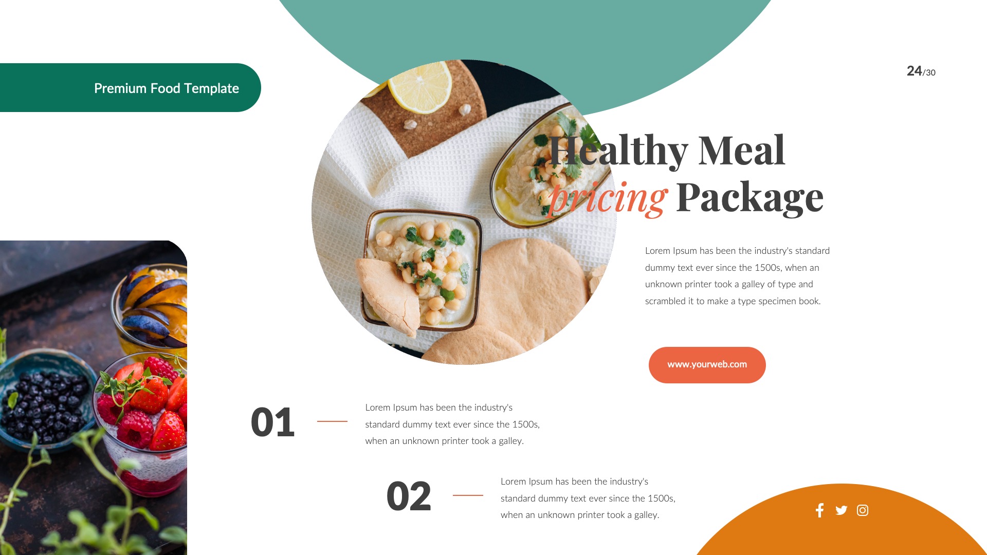 Food PowerPoint Template, Presentation Templates | GraphicRiver