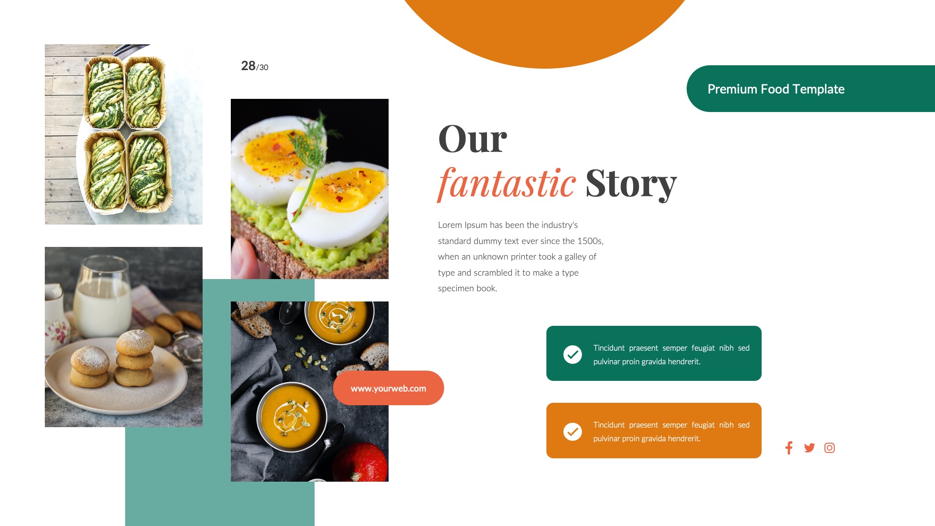 Food PowerPoint Template, Presentation Templates | GraphicRiver