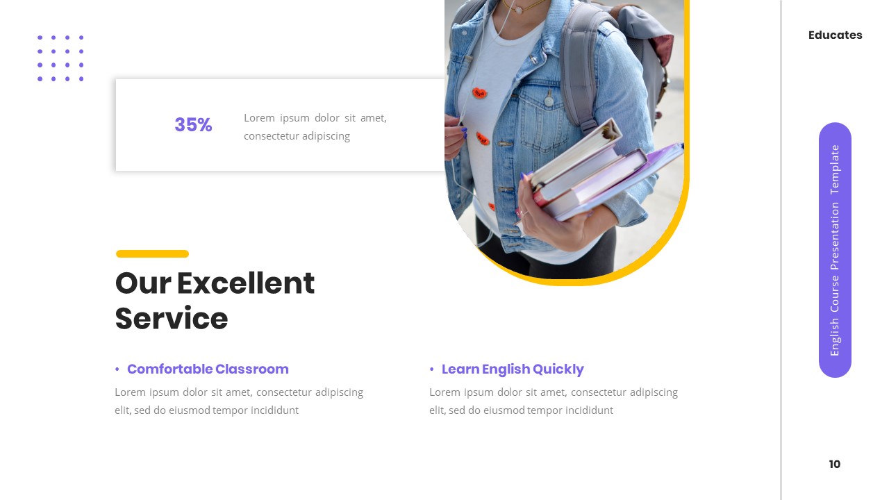 Educates - English Course Powerpoint, Presentation Templates | GraphicRiver