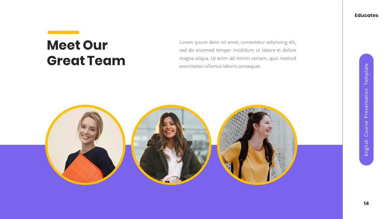 Educates - English Course Powerpoint, Presentation Templates | GraphicRiver