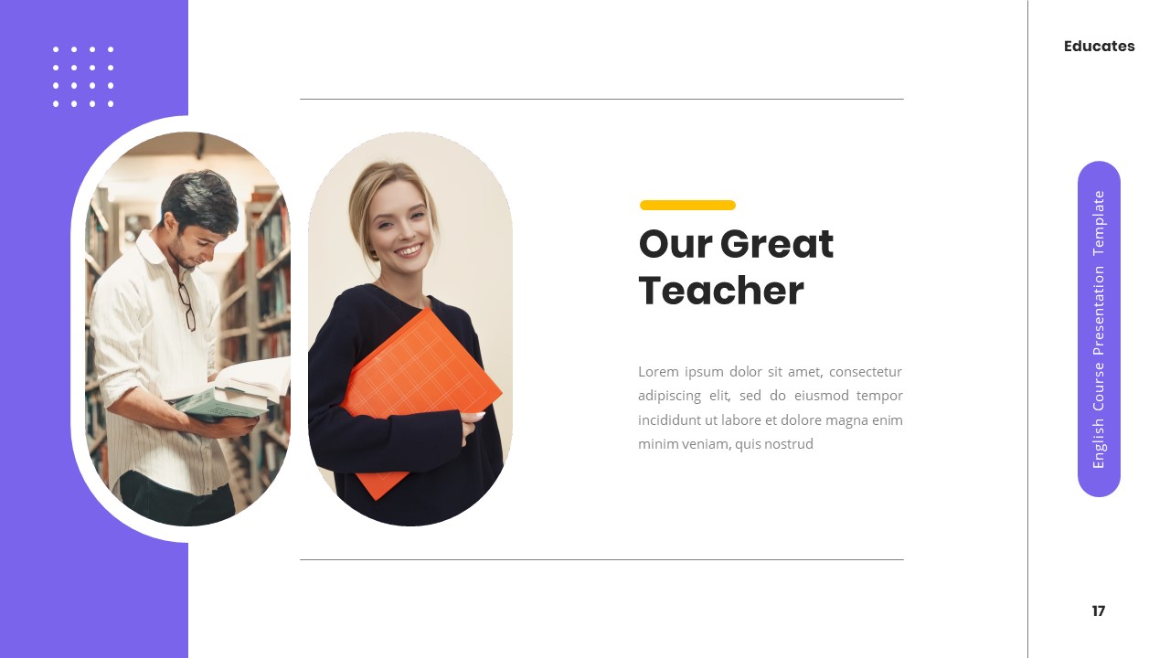 Educates - English Course Powerpoint, Presentation Templates | GraphicRiver