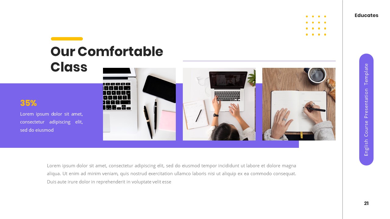 Educates - English Course Powerpoint, Presentation Templates | GraphicRiver