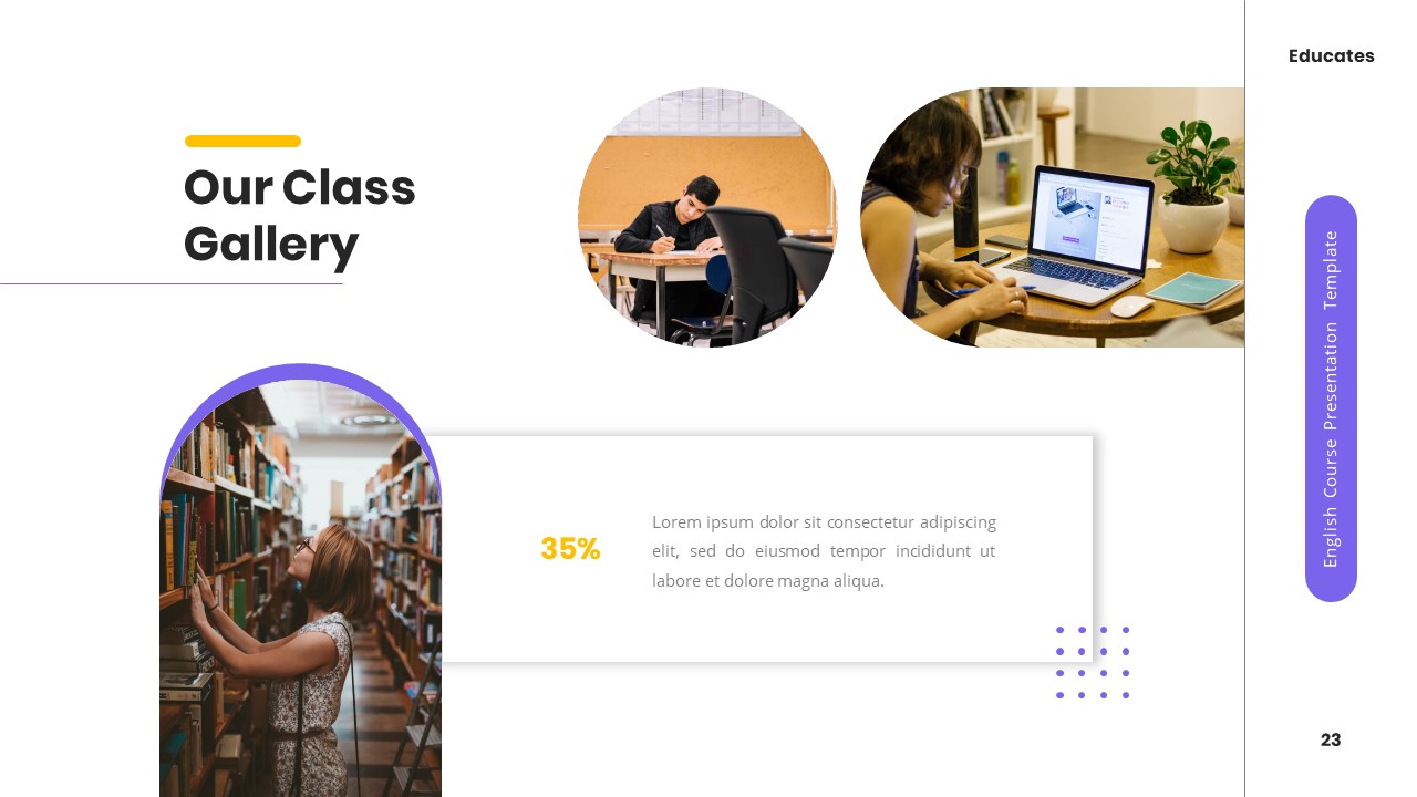 Educates - English Course Powerpoint, Presentation Templates | GraphicRiver