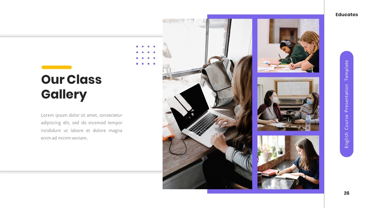 Educates - English Course Powerpoint, Presentation Templates | GraphicRiver