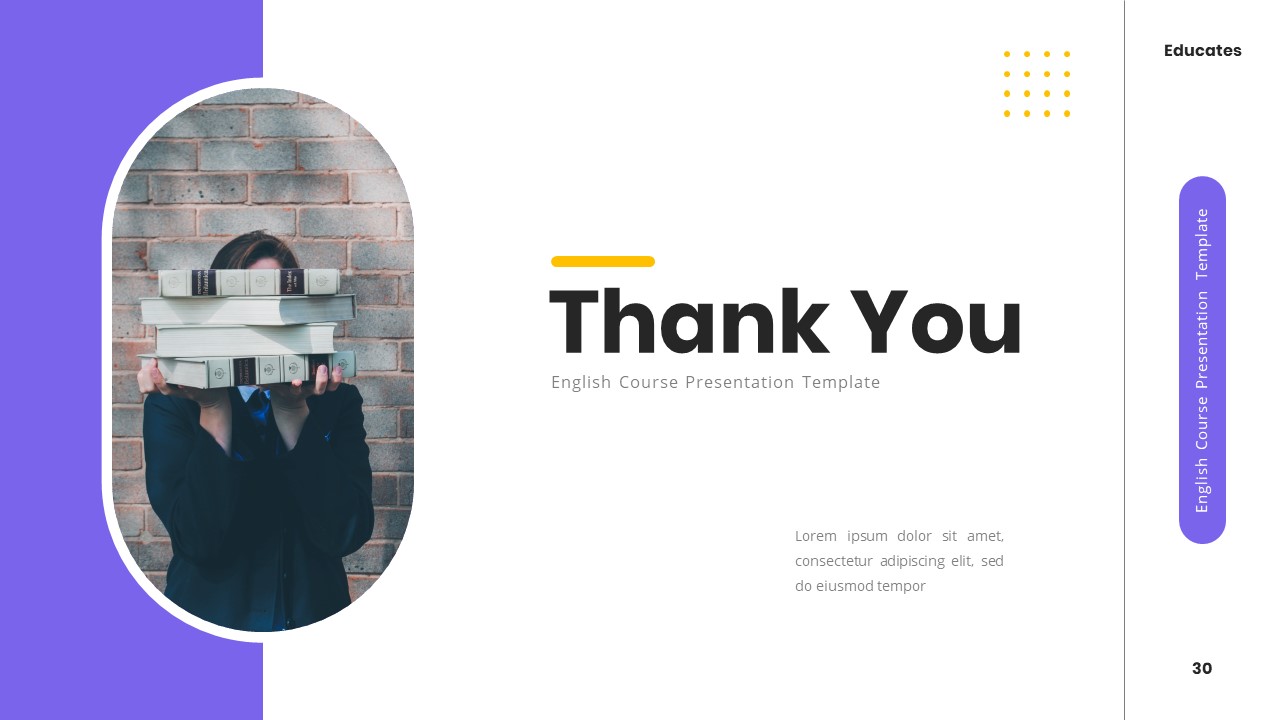 Educates - English Course Powerpoint, Presentation Templates | GraphicRiver