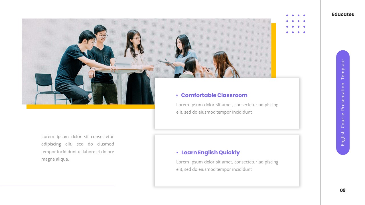 Educates - English Course Powerpoint, Presentation Templates | GraphicRiver