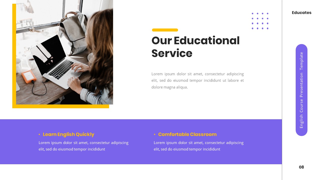 Educates - English Course Google Slides, Presentation Templates ...