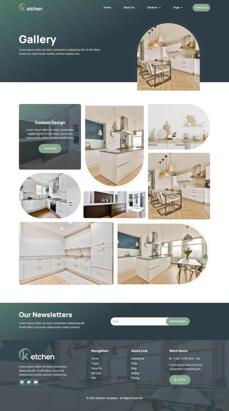 Ketchen - Modern Kitchen Elementor Template Kit by Kitpro | ThemeForest