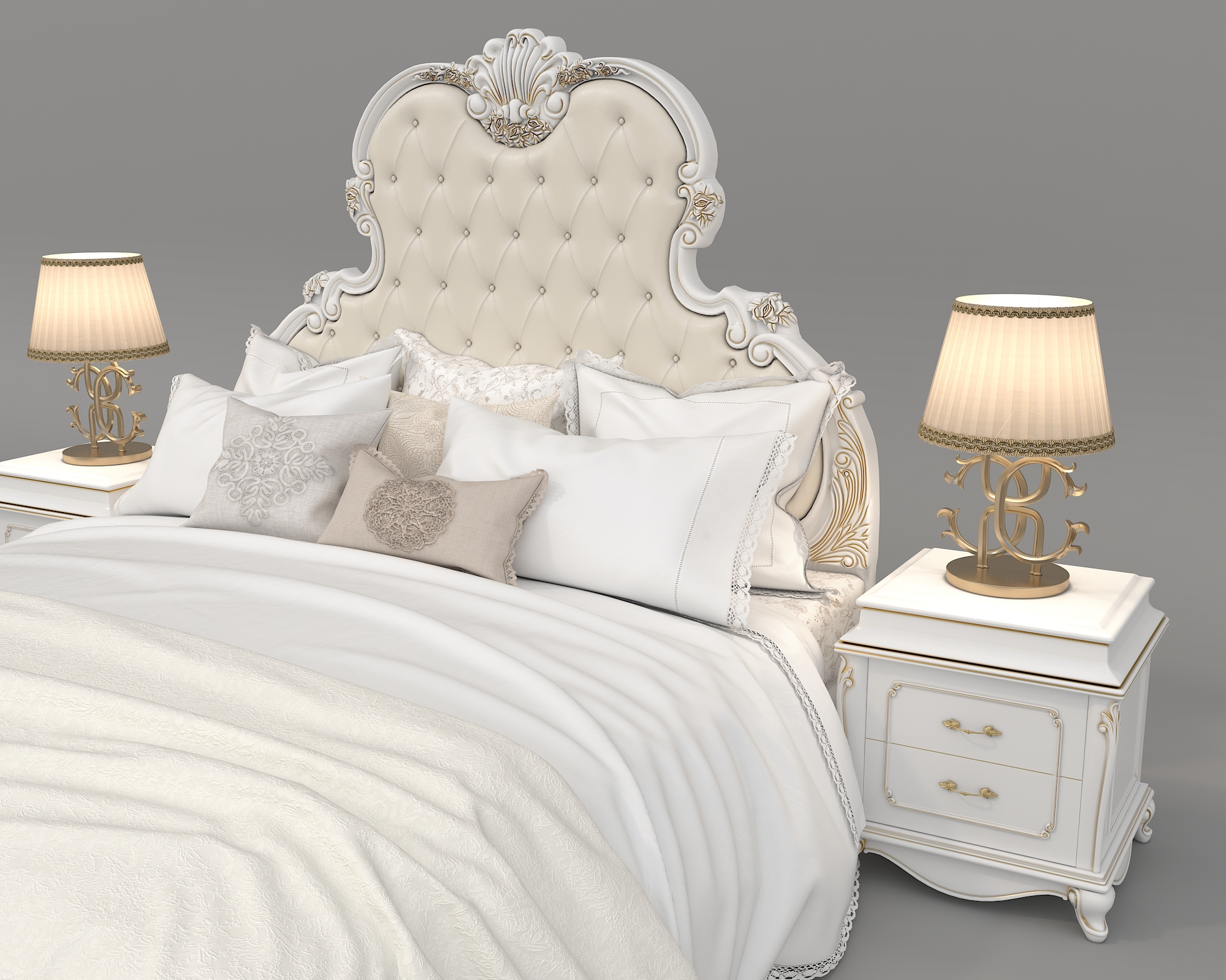 European Style Bed Set 19 by nhattuankts | 3DOcean