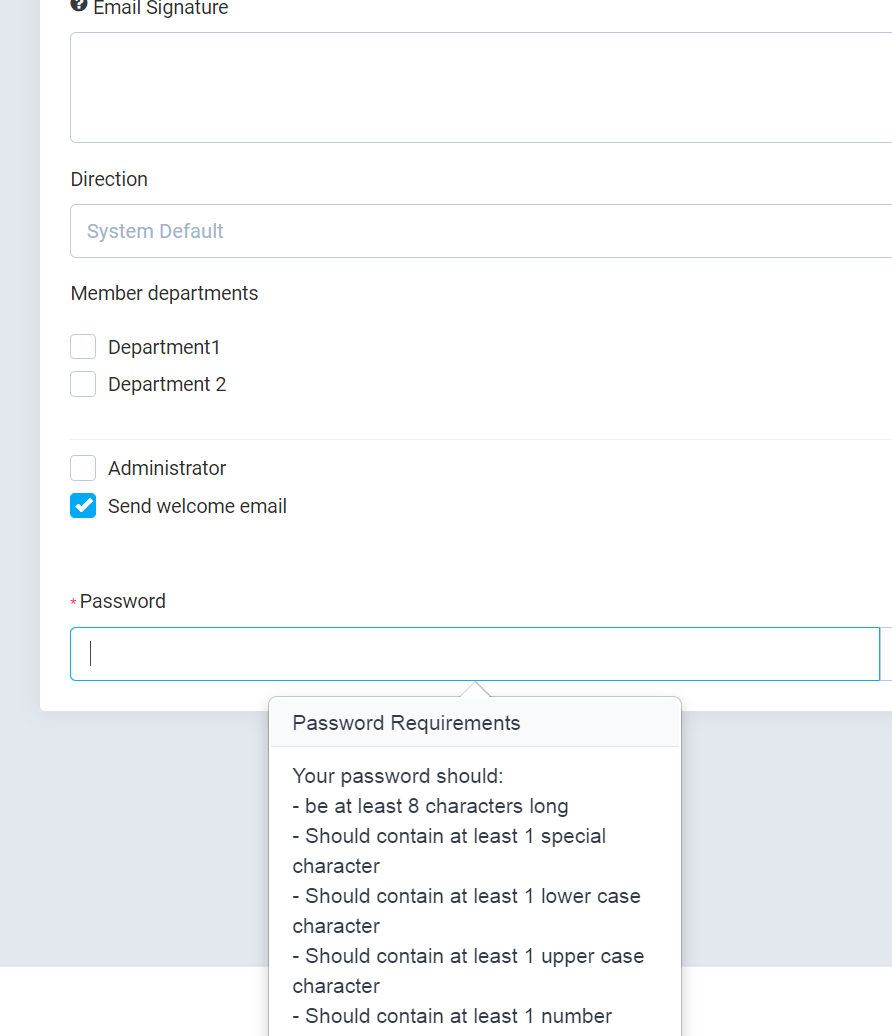 Add-on Password Validation Module for Perfex CRM by sejalinfotech ...