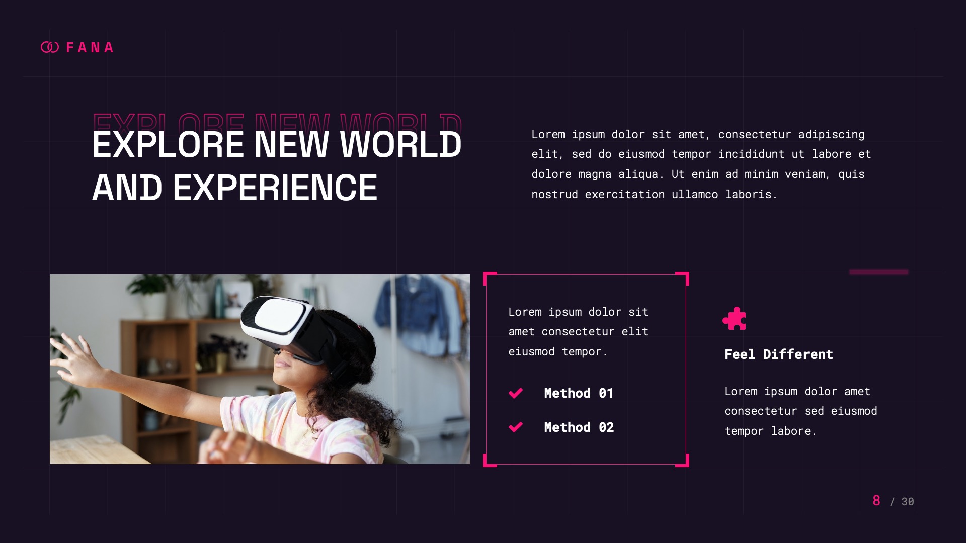 Fana - Virtual Reality Technology Keynote, Presentation Templates ...
