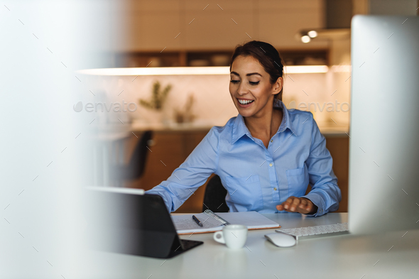 Staying inside, working. Stock Photo by bnenin | PhotoDune