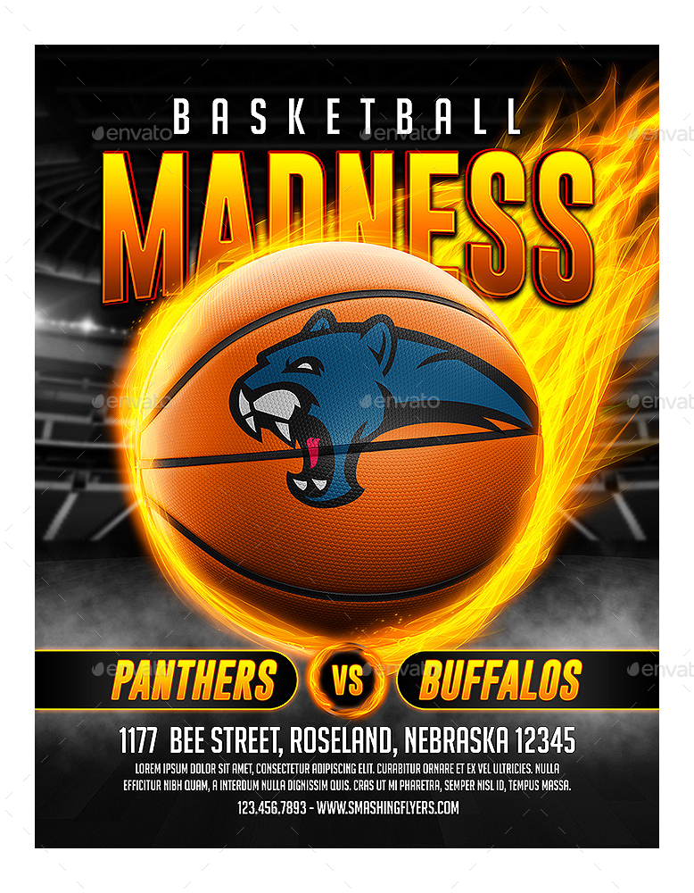 Basketball Poster Template, Print Templates | GraphicRiver