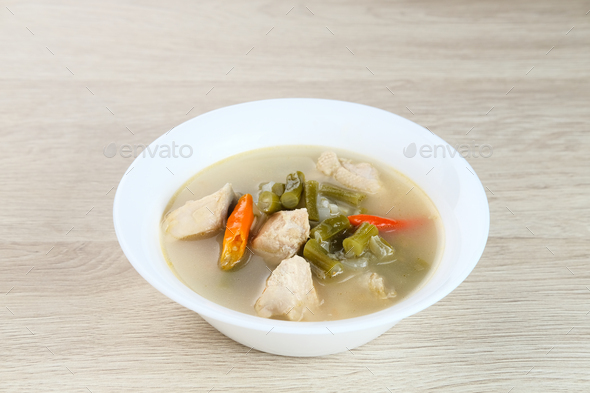 Asem-Asem Ayam or Garang Asem Ayam, Indonesian traditional food Stock ...