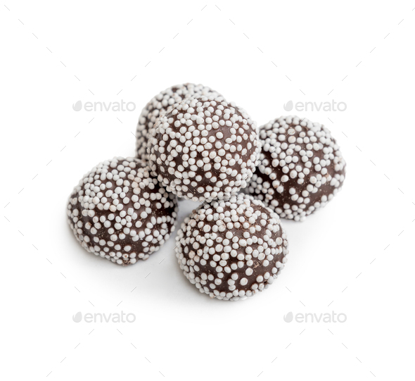 Round chocolate candy Stock Photo by tan4ikk | PhotoDune