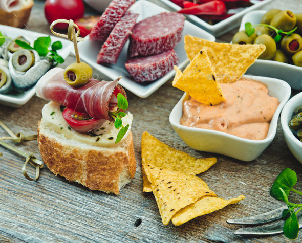 National Spanish tapas Stock Photo by tan4ikk | PhotoDune