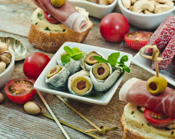 National Spanish tapas Stock Photo by tan4ikk | PhotoDune