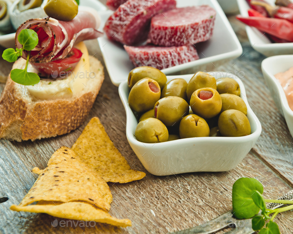 National Spanish tapas Stock Photo by tan4ikk | PhotoDune