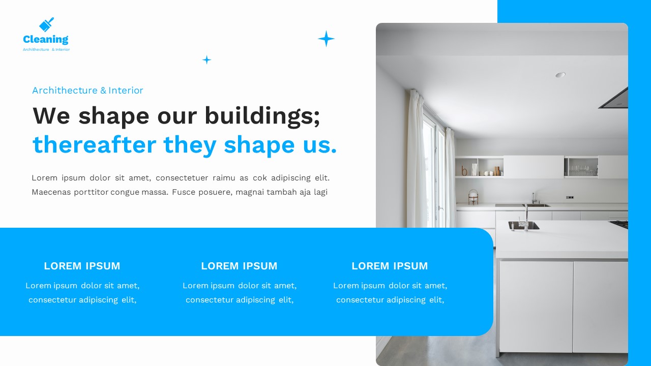 Cleaning - Archithecture & Interior Powerpoint Template, Presentation ...