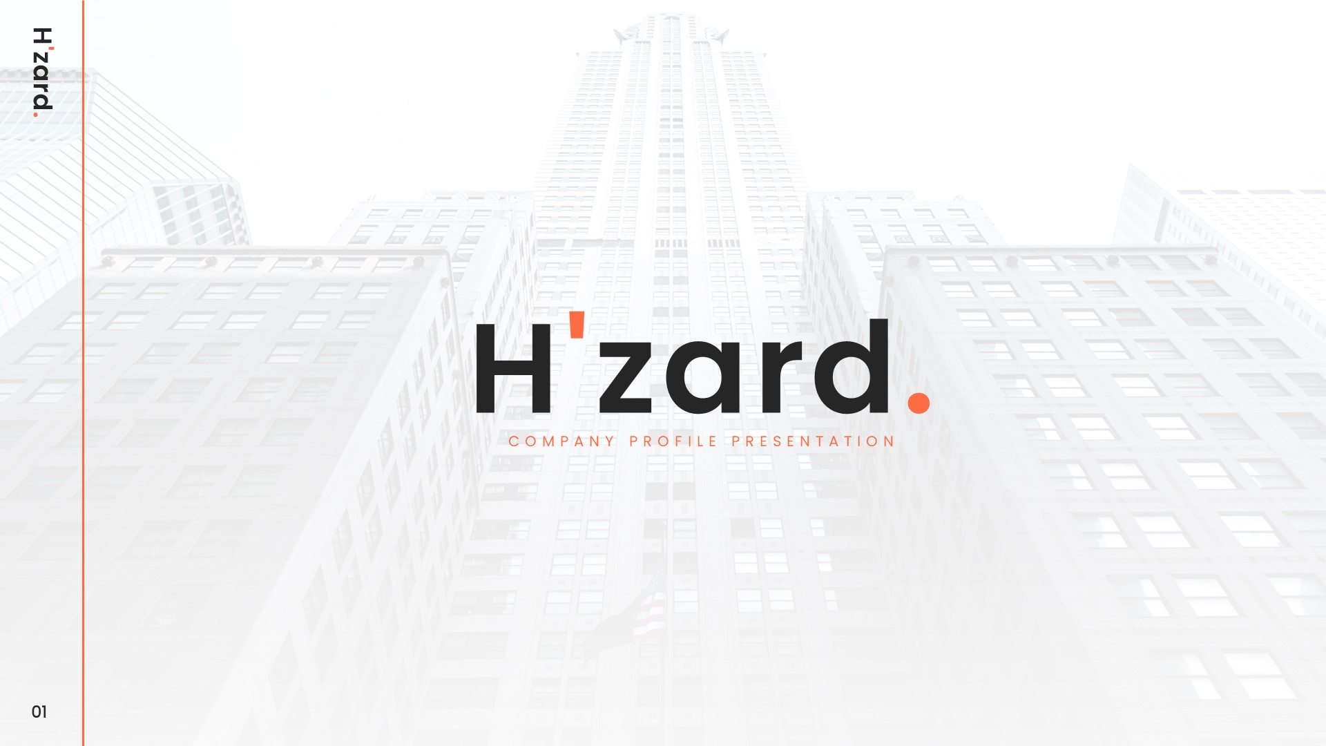 H'zard - Company Profile Google Slides Template, Presentation Templates