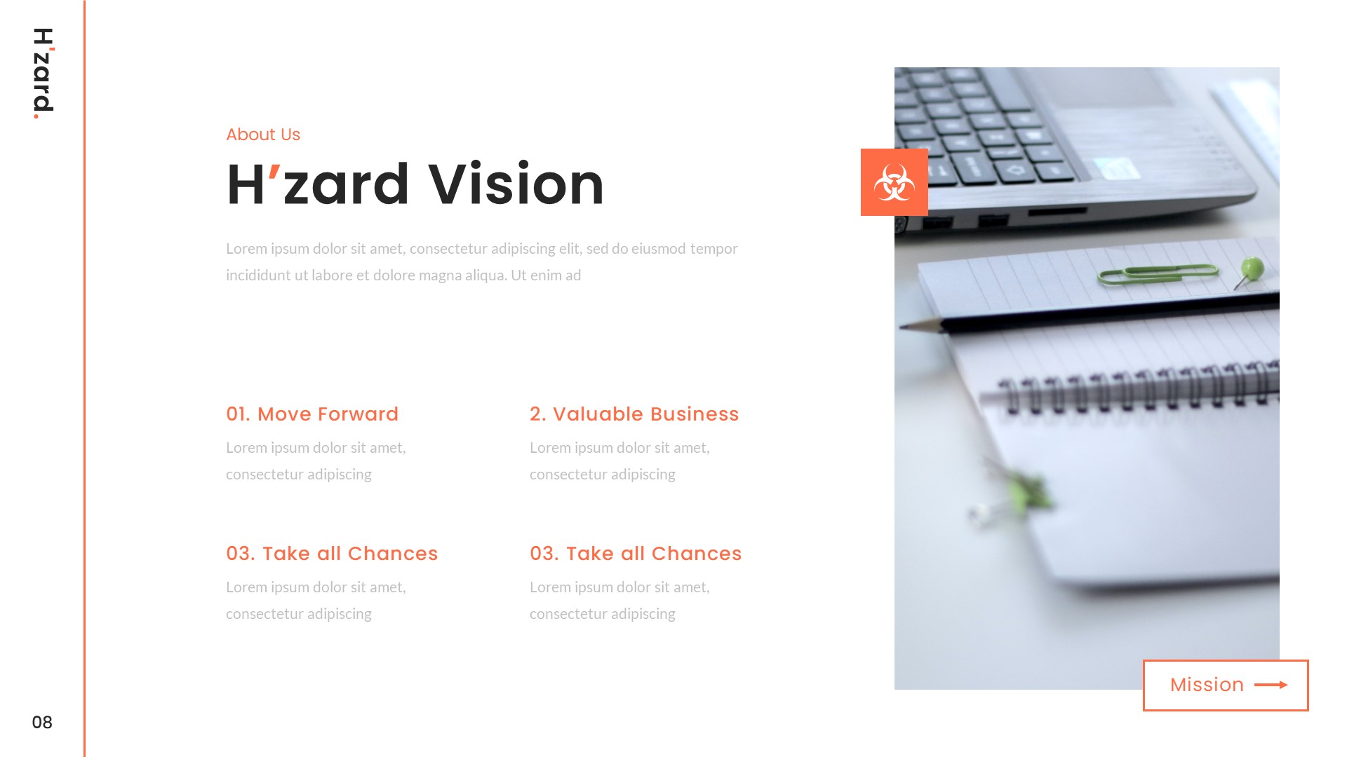 H'zard - Company Profile Keynote Template by SlideShoot | GraphicRiver