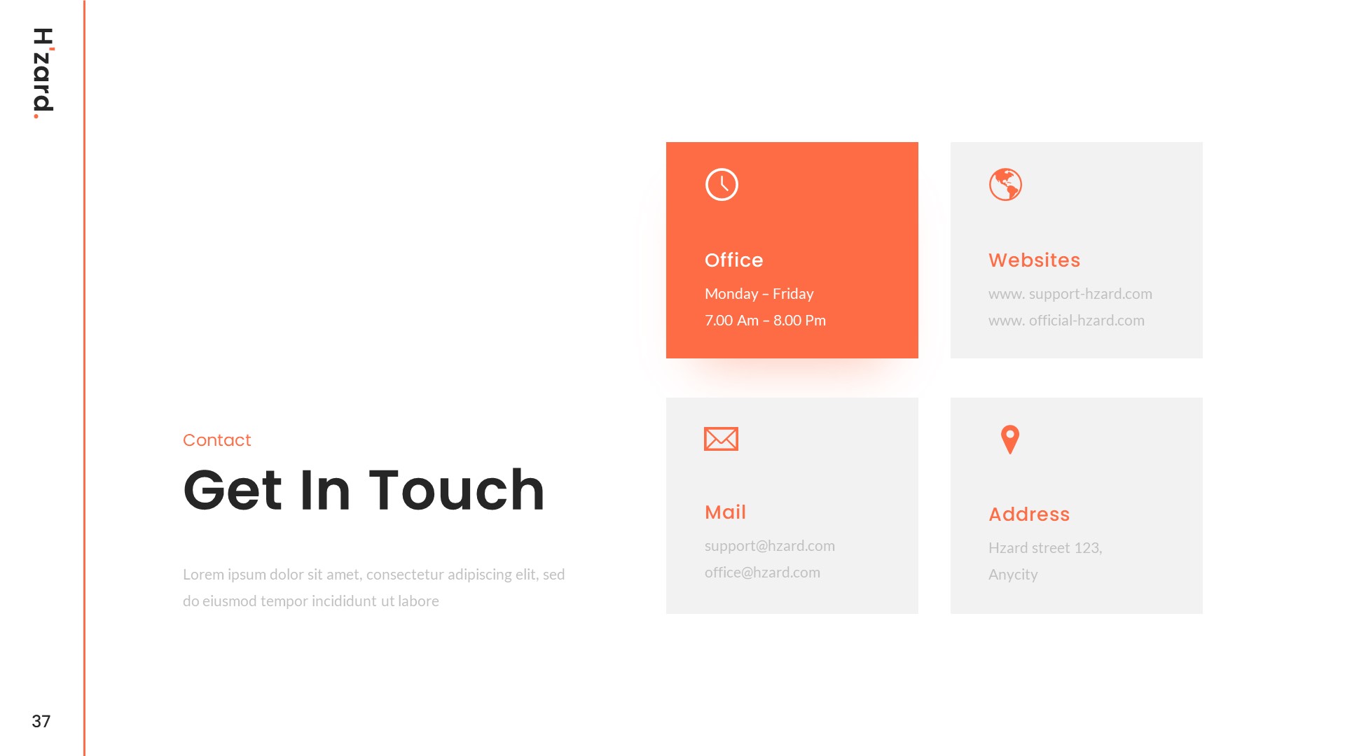 H'zard - Company Profile Keynote Template by SlideShoot | GraphicRiver