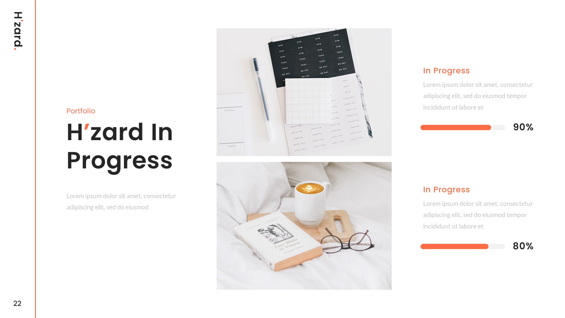 H'zard - Company Profile PowerPoint Template, Presentation Templates
