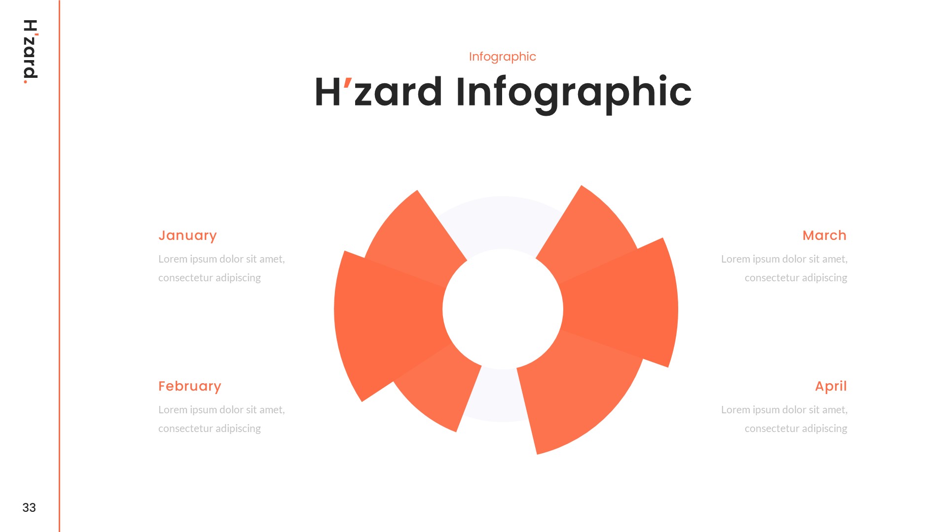 H'zard - Company Profile PowerPoint Template, Presentation Templates