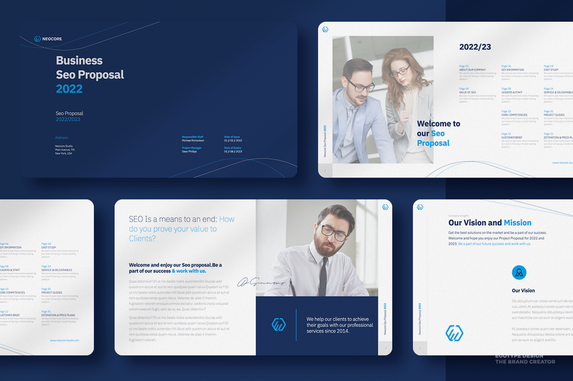 SEO Proposal Powerpoint Presentation Template, Presentation Templates