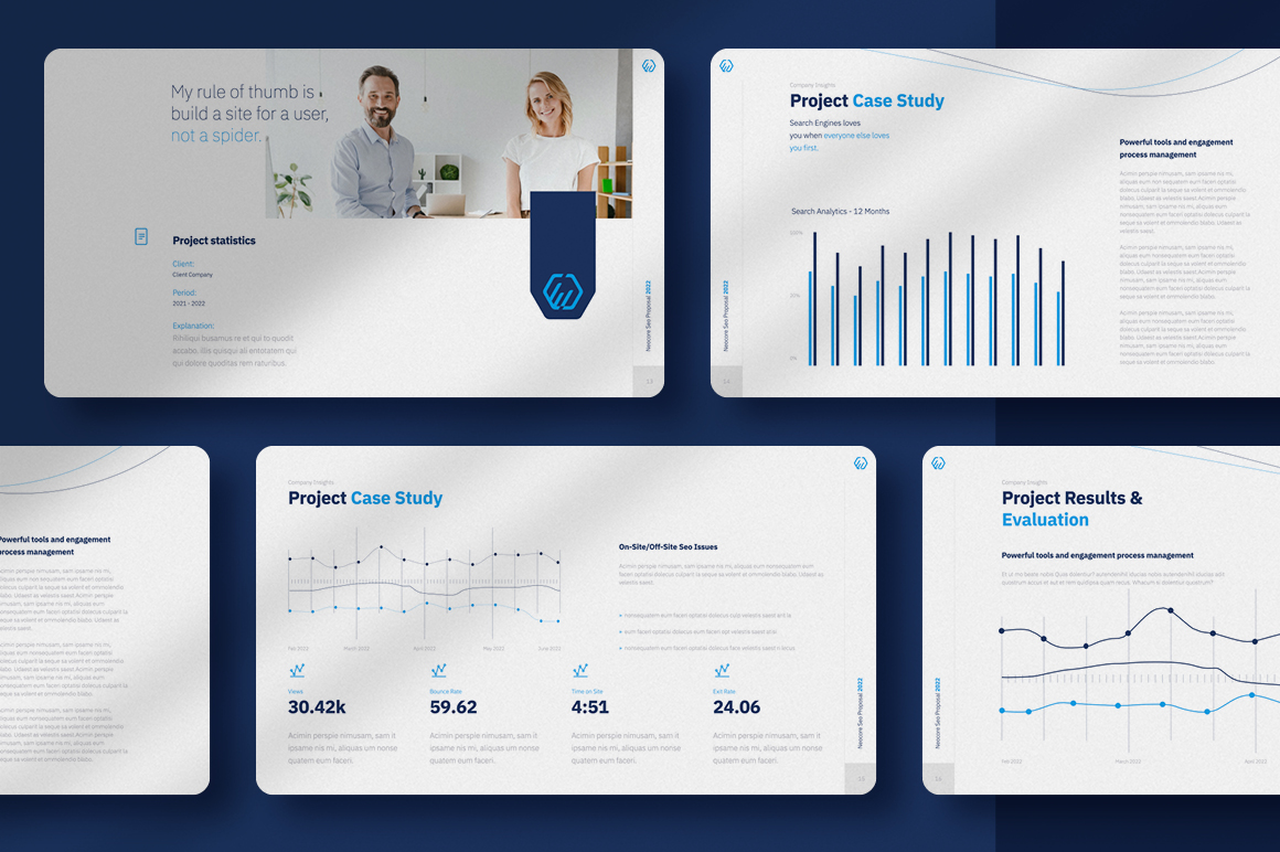 SEO Proposal Powerpoint Presentation Template, Presentation Templates