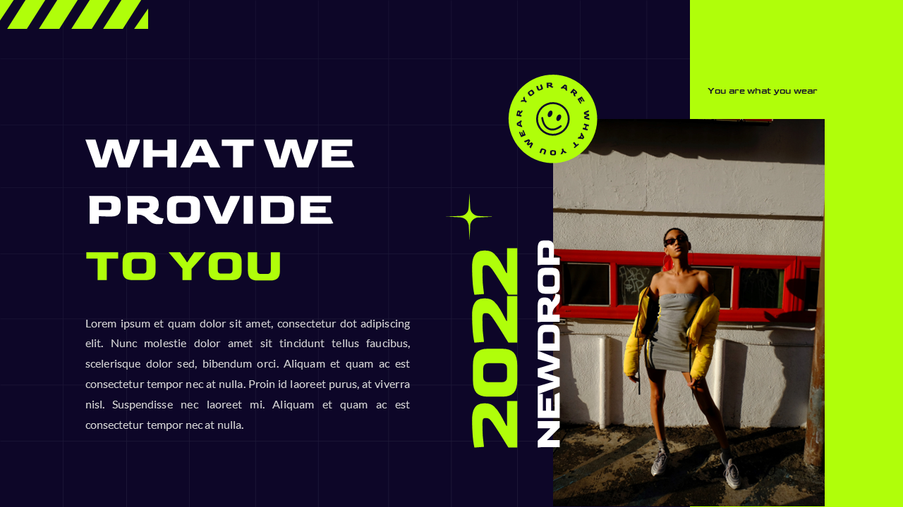 Newdrop – Streetwear Concept Powerpoint Template, Presentation Templates