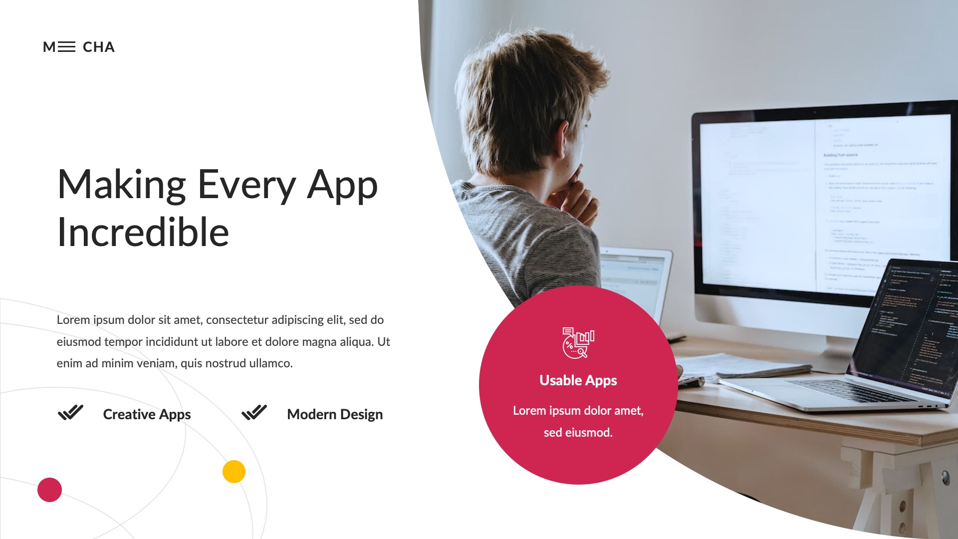 Mecha - Coding Agency Presentation PowerPoint, Presentation Templates