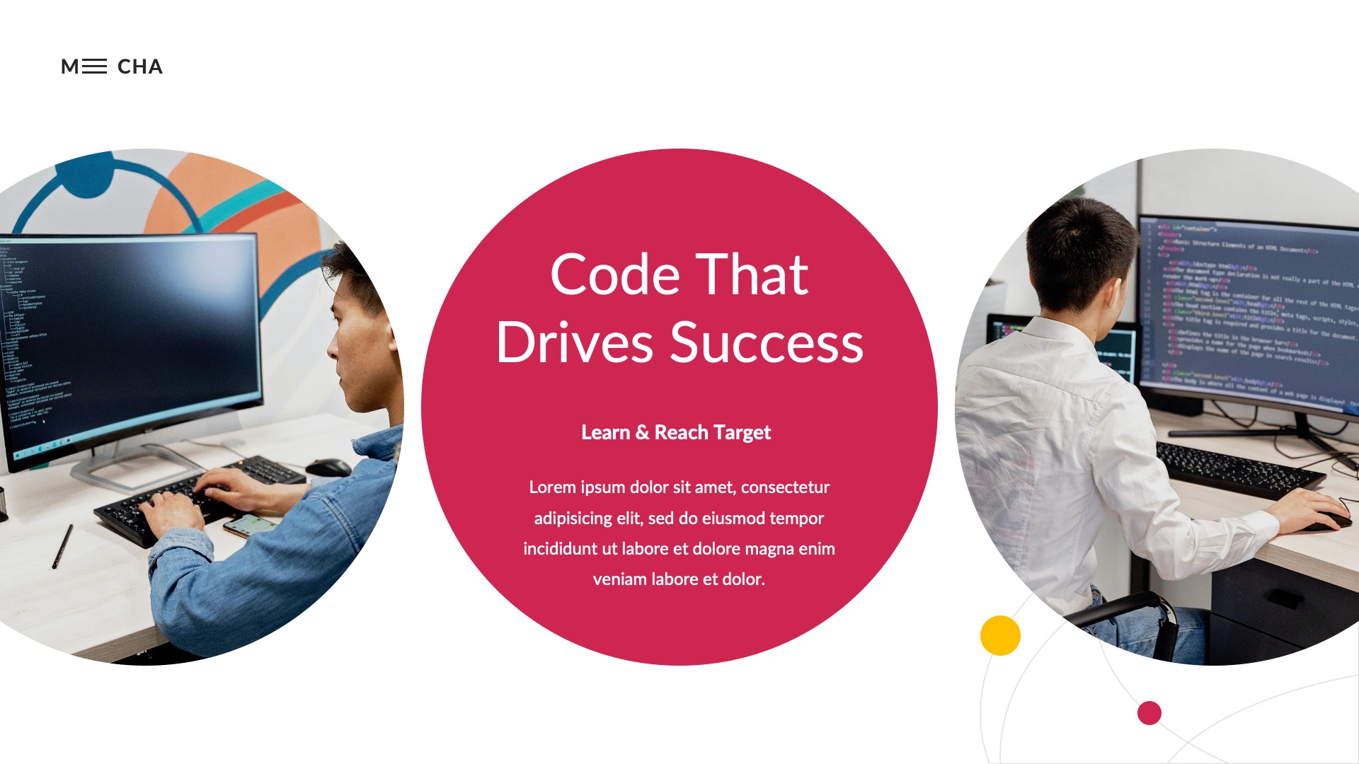 Mecha - Coding Agency Presentation PowerPoint, Presentation Templates