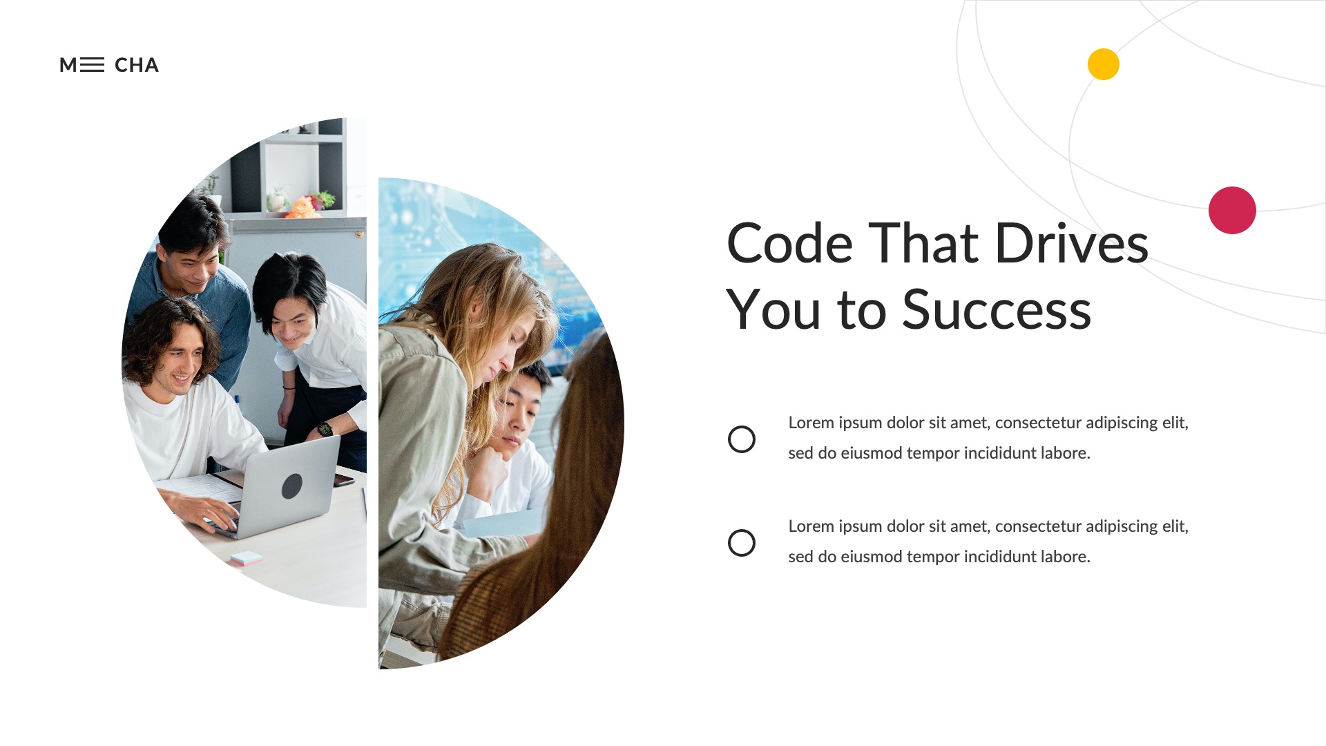 Mecha - Coding Agency Presentation PowerPoint, Presentation Templates