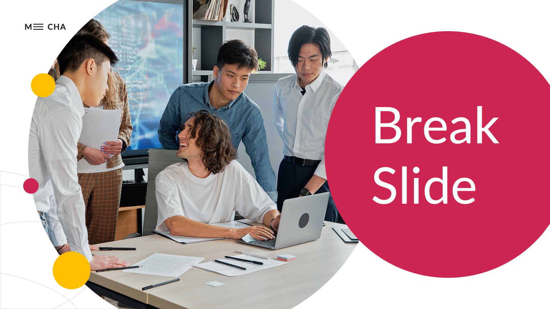 Mecha - Coding Agency Presentation PowerPoint, Presentation Templates