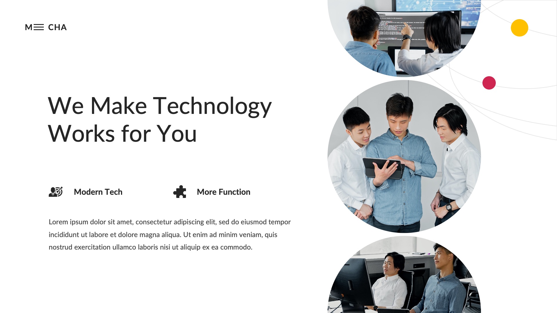 Mecha - Coding Agency Presentation PowerPoint, Presentation Templates