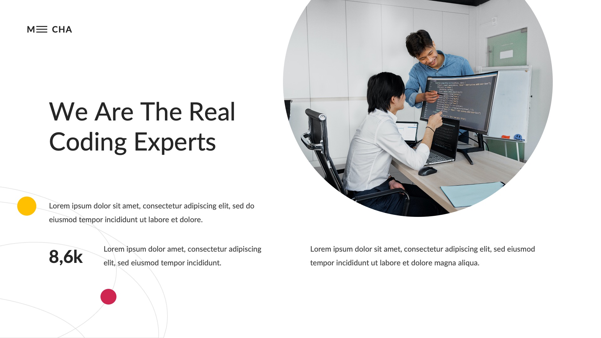 Mecha - Coding Agency Presentation PowerPoint, Presentation Templates