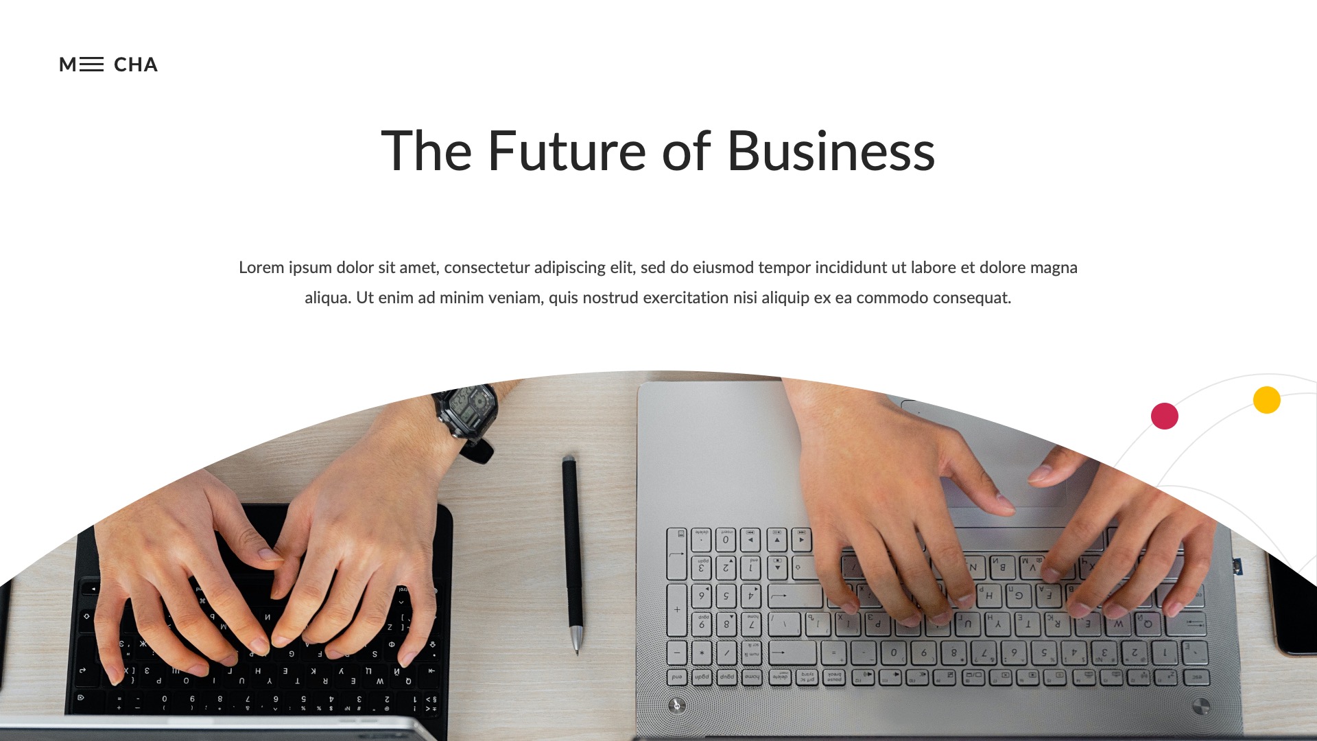 Mecha - Coding Agency Presentation PowerPoint, Presentation Templates